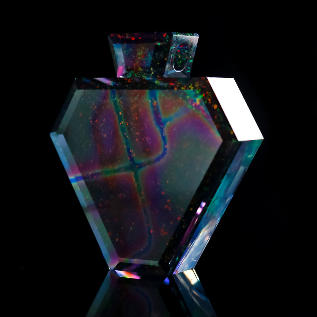 Faceted Casto Tetragram Pendant – KravinGlass