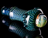 Firekist Snake Skin Fume Collapse Marble Pipe – KravinGlass